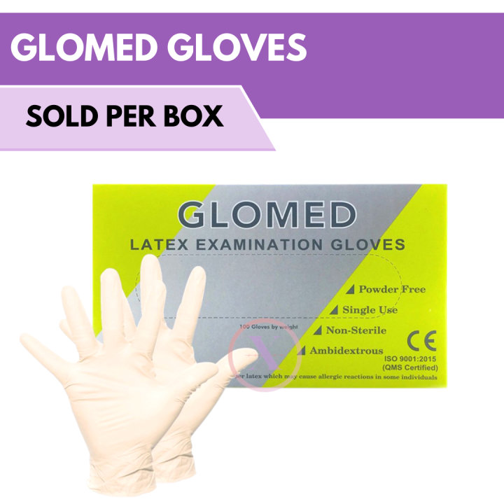 Latex Examination Gloves ( GLOMED ) | Lazada PH
