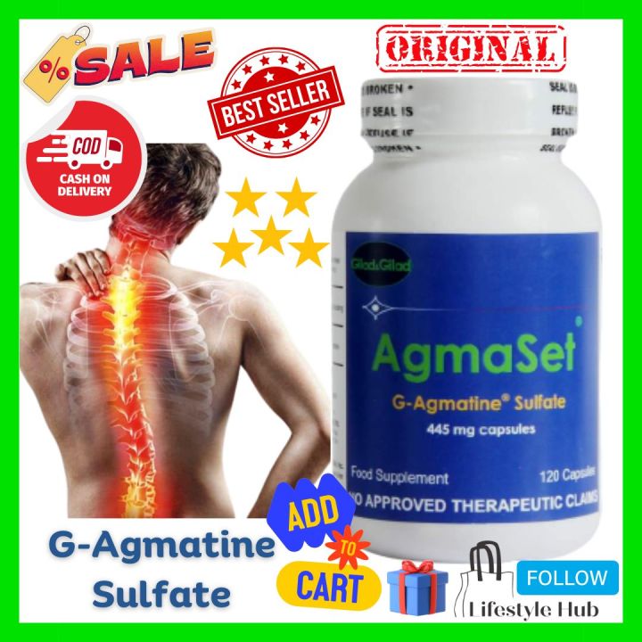 AGMASET AGMATINE SULFATE 445MG (HEALTHY NERVE FUNCTIONS, SPINE NERVE ...