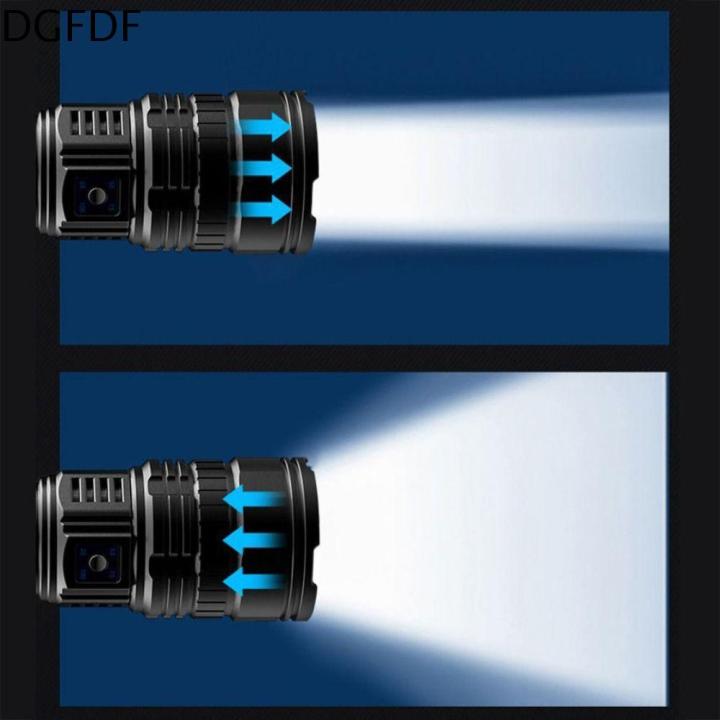 DGFDF ชาร์จใหม่ได้ ไฟฉายแสงเลเซอร์ สปอตไลท์ กรณีฉุกเฉินฉุกเฉิน ไฟฉายแสง ...