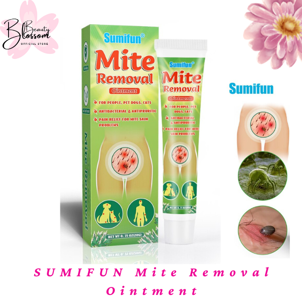100% EFFECTIVE Sumifun Mite Removal Cream Remove Scabies Pubic Lice ...