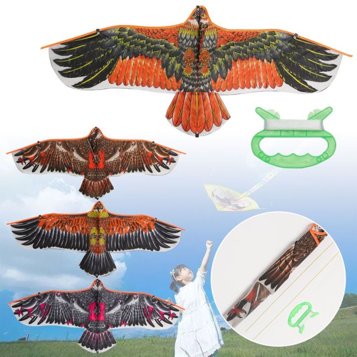 1.1m Eagle Kite With 30 Meter Kite Line Large Plane Eagle Flying Bird ...