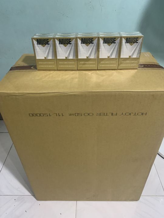50 REAMS 1 KARTON WHOLE SALE MUSE GOLD ORIGINAL LIGHTS CIGARETTES ...