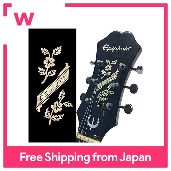 Inlay sticker on guitar head Epiphone Deluxe Flower | Lazada PH
