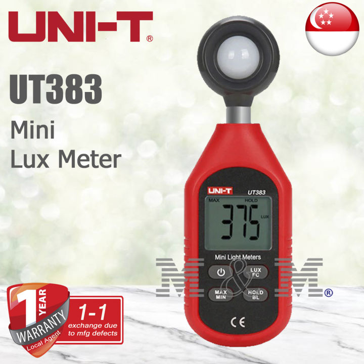 UNI-T UT383 UT383BT UT383S Mini Illuminometers, Lux Meter, Measurement ...
