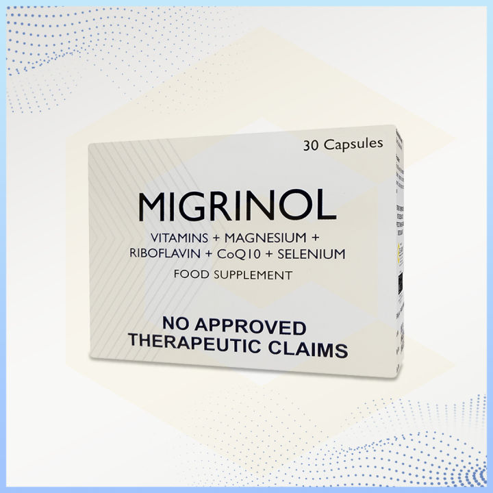 MIGRINOL Capsule (Magnesium+Riboflavin+CoQ10) | Lazada PH