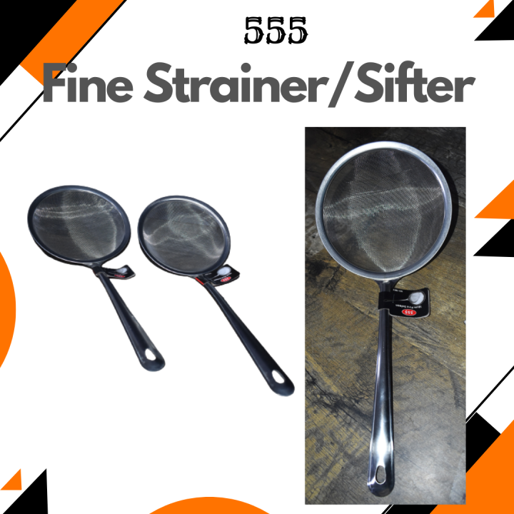 555 Fine Strainer/Sifter Stainless Steel | Lazada PH