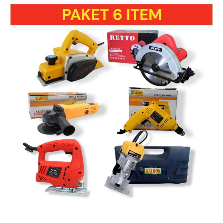 PAKET MURAH dapat 6ITEM !!paket tukang kayu alat tukang kayu lengkap ...
