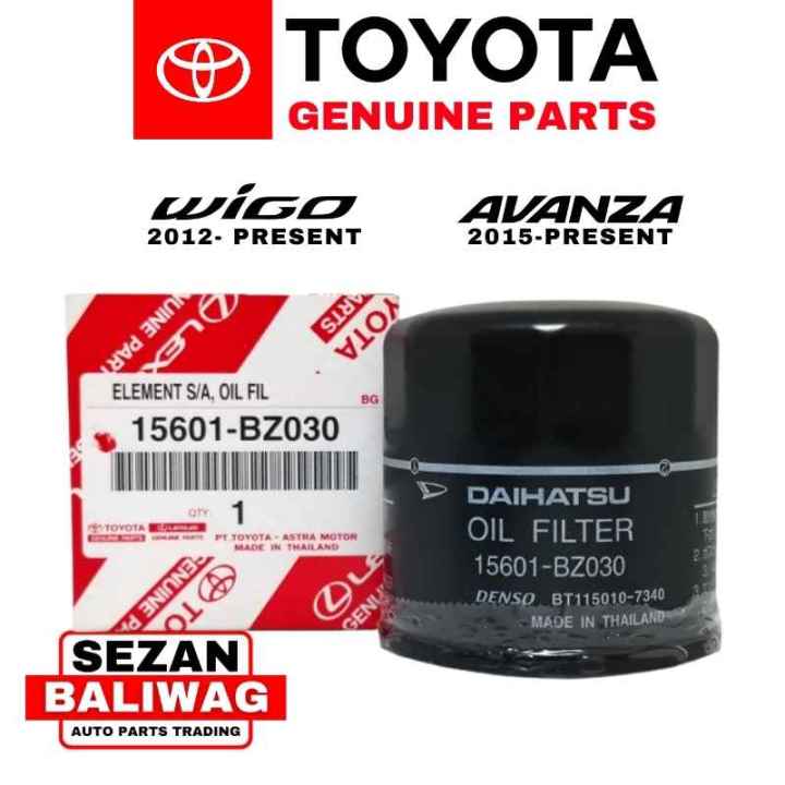 ORIGINAL TOYOTA OIL FILTER WIGO RUSH 2012-2018 15601-BZ030 | Lazada PH
