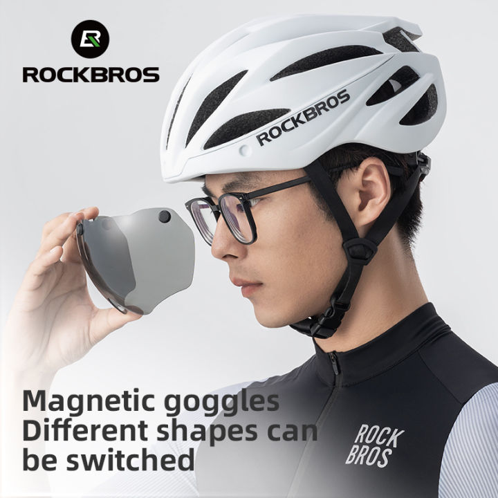 ROCKBROS Bicycle Helmet Aerodynamics Integrated Molding Bike Helmet ...