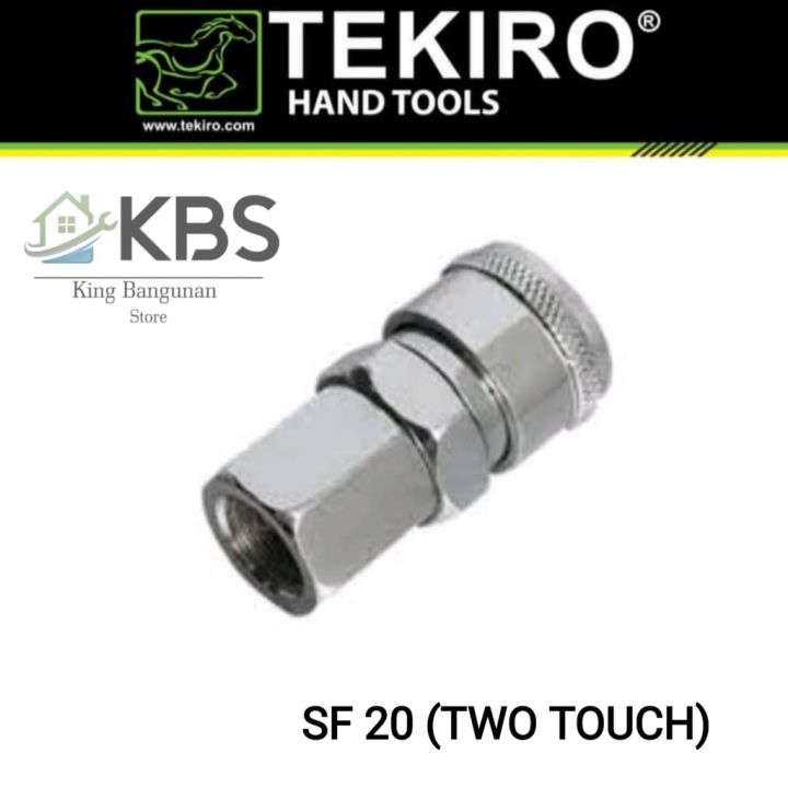 TEKIRO QUICK COUPLER ANGIN SF 20 TWO TOUCH/SAMBUNGAN SELANG ANGIN SF20 | Lazada Indonesia