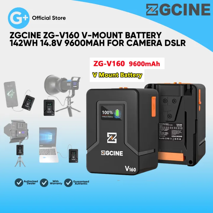 ZGCINE ZG-V160 / ZG-V99 Mount Battery with One BP Double D-Tap Double ...