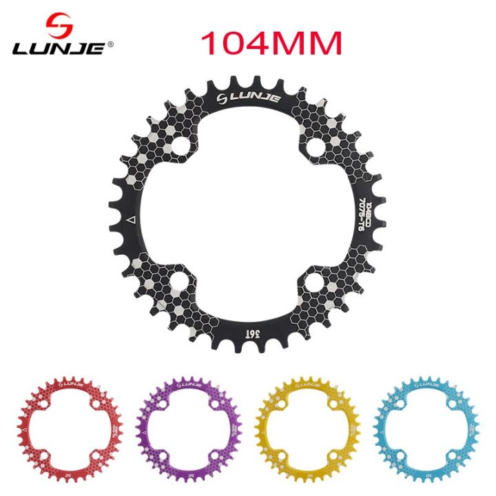 Chainring LUNJE Mountain Bike Chainwheel Chainring Disc 104bcd 32t 34t 36t 38t | Lazada PH