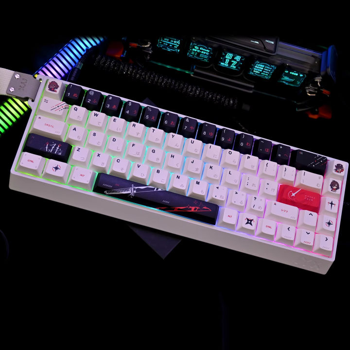 WOMIER Yuki Aim PBT Keycaps 5 Sides Dye Sublimation Keycaps Japanese ...