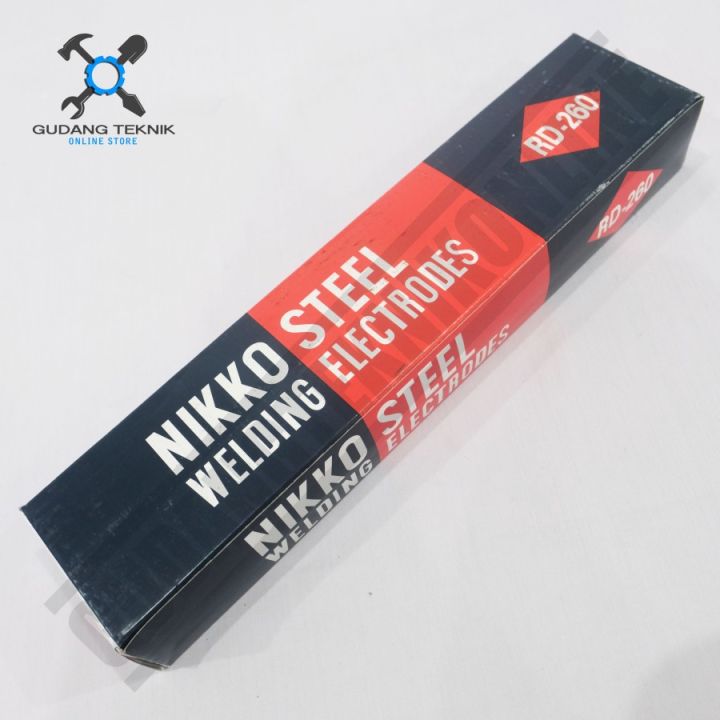Kawat Las 2.6mm 3.2mm 4.0mm 5Kg NIKKO RD260 / Kawat Las Steel NIKKO RD ...