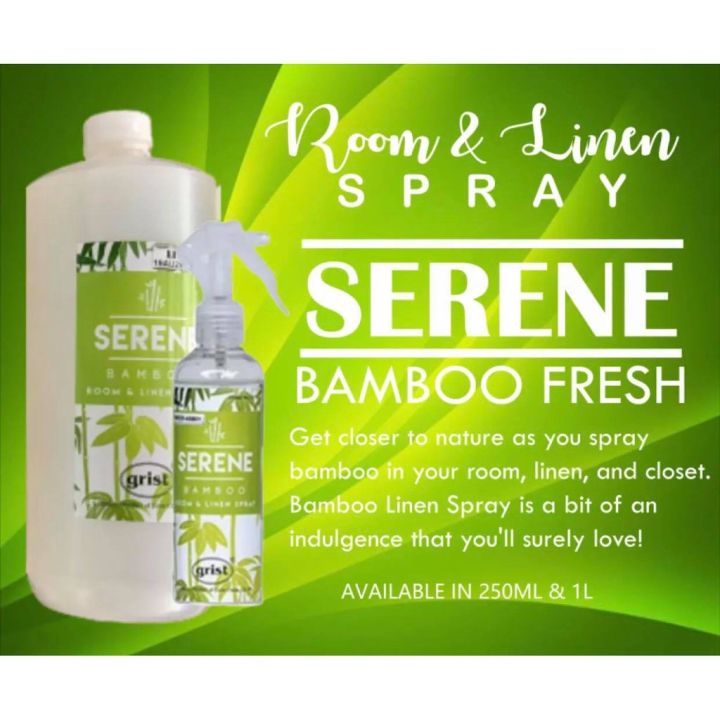 Bamboo serene room and linen spray fragrance smell like first class ...