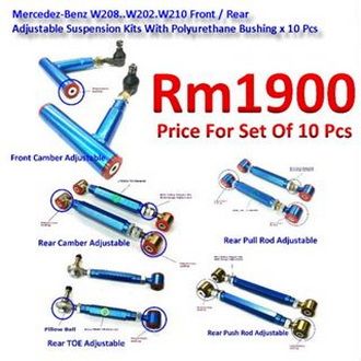 Mercedez-Benz W208.W202.W210 Front / Rear Adjustable Suspension Kits ...
