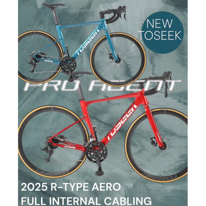 2025 Toseek R-Type Aero FULL INTERNAL CABLING All New Road Bike 700C ...