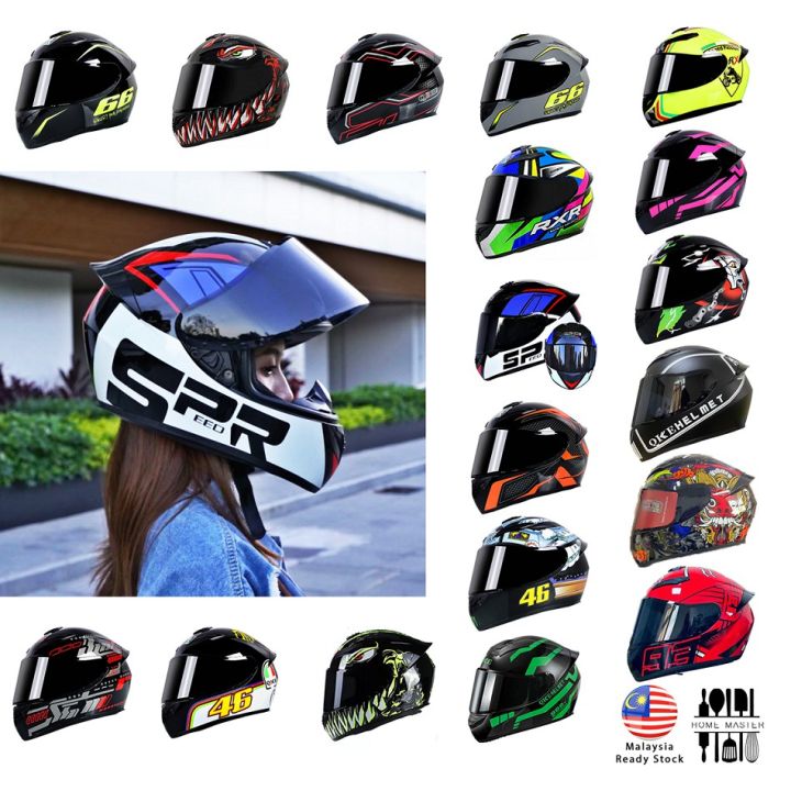 JomBeliLah SPR Motorcycle Helmet Full Face Helmet Topi Keledar ...