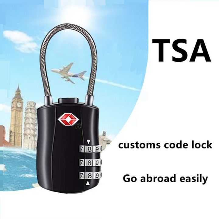 BETTERFORM High Security Portable Small Padlock Waterproof Customs Code ...