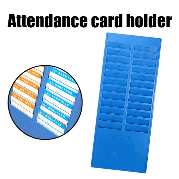 Attendance Card Holder Time Card Rack Wall Mounted For Office Warehouse ...