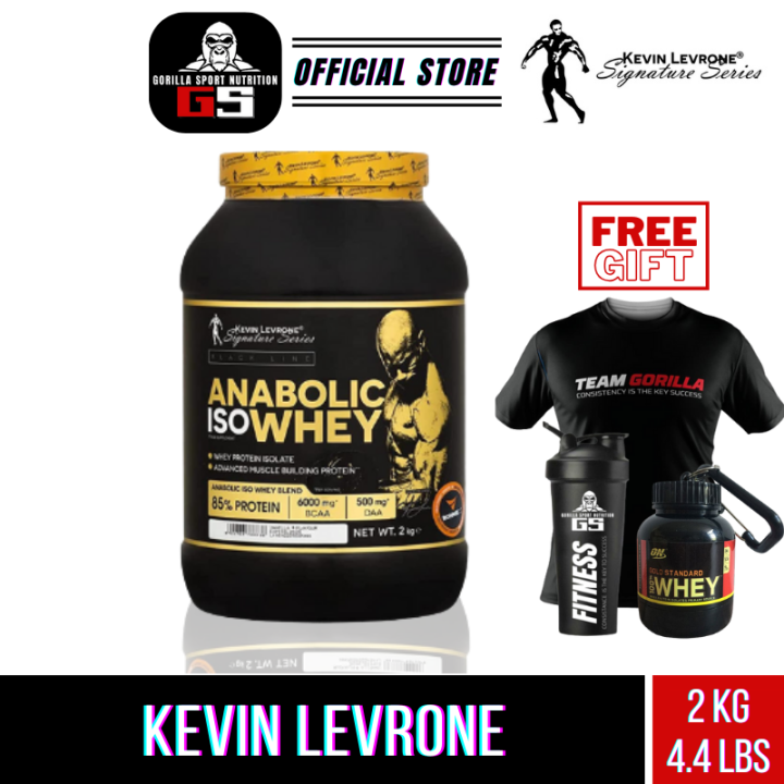 Kevin Levrone Anabolic Iso Whey 25.5g Protein Whey Isolate Protein (2kg ...