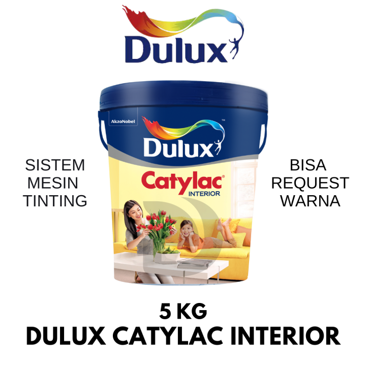 Cat Tembok Interior Dulux Catylac Interior Galon 5 Kg Sistem Tinting ...