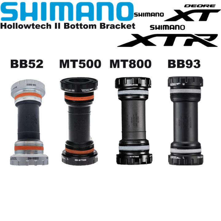 Shimano Deore BB52 MT500 MT510 XT MT800 MT801 XTR SM BB93 Hollowtech II Mountain Bike Bottom ...