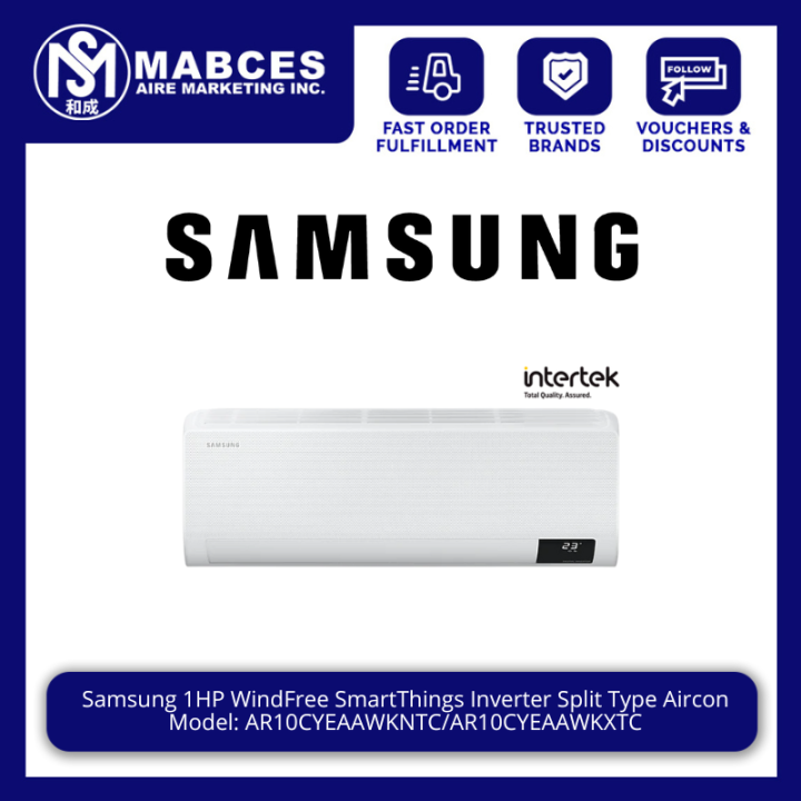 Samsung 1HP WindFree SmartThings Inverter Split Type Aircon ...