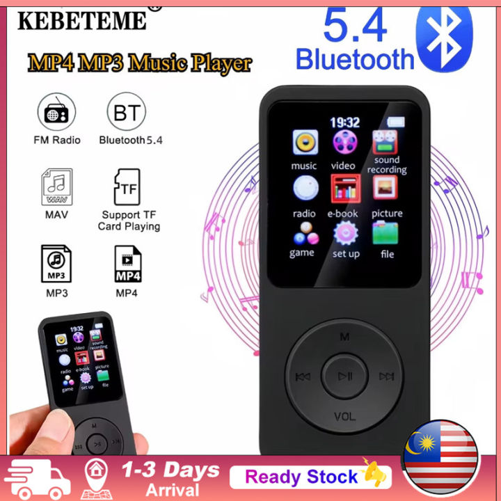 (Local Seller) KEBETEME 1.8 inch MP4 MP3 Player Built-in Speaker ...