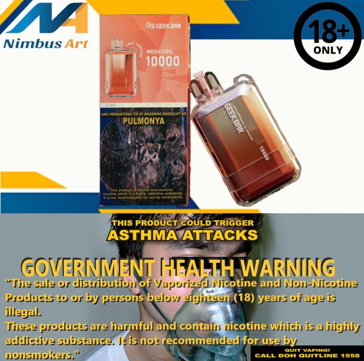 FLV GEEKBAR 10000 P.C WITH LANYARD DISPO POD ORIGINAL | Lazada PH