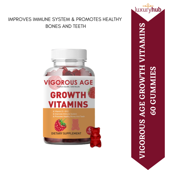 Vigorous Age Vitamins Calcium Gummies Multivitamins Support Bone and ...
