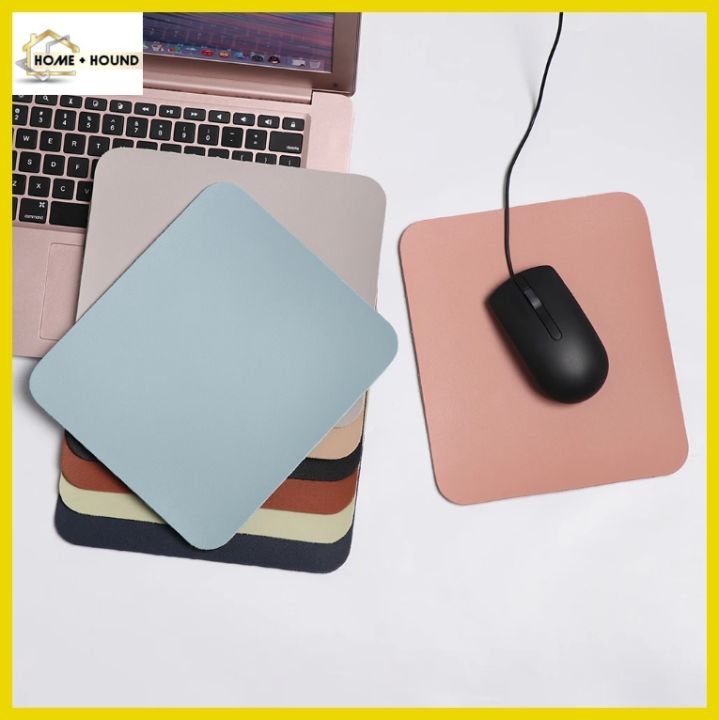 Home+Hound Mouse Pad Anti-slip 25x21cm Leather Gaming Mice Mat Desk ...