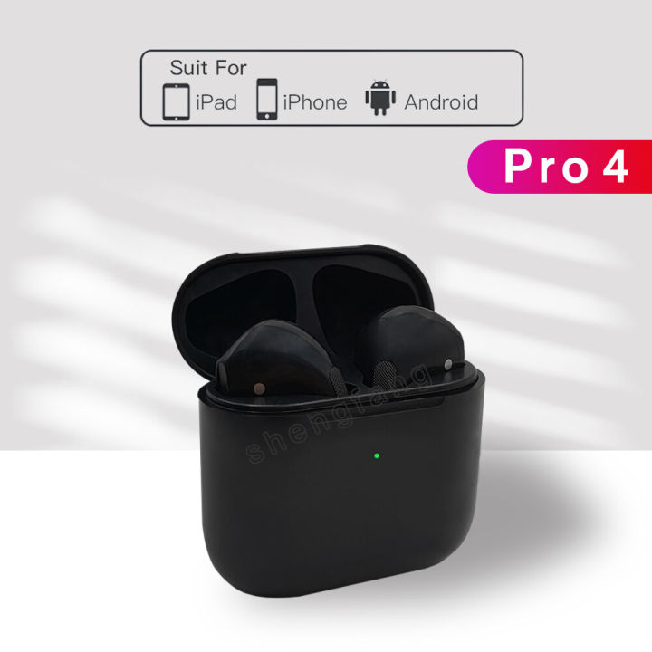 2021new TWS Airpodding Pro4 black Bluetooth Wireless Earphone Headphone ...