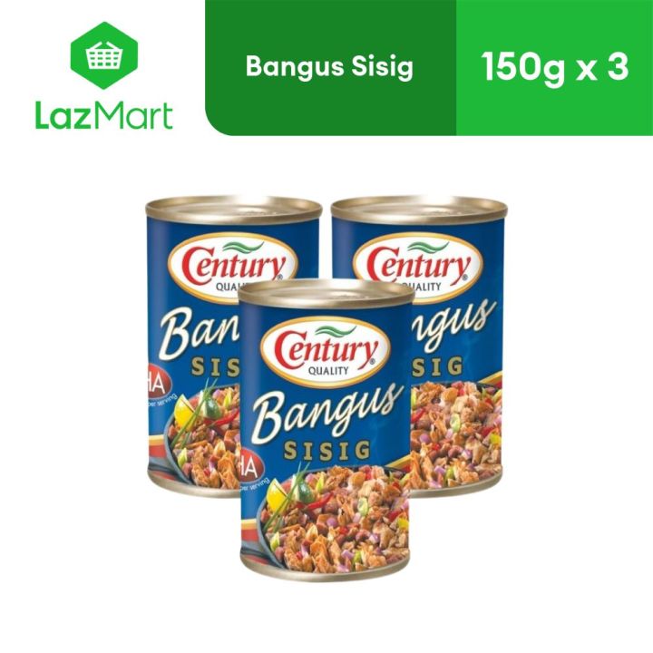 Century Bangus Sisig 150g - Pack of 3 | Lazada PH