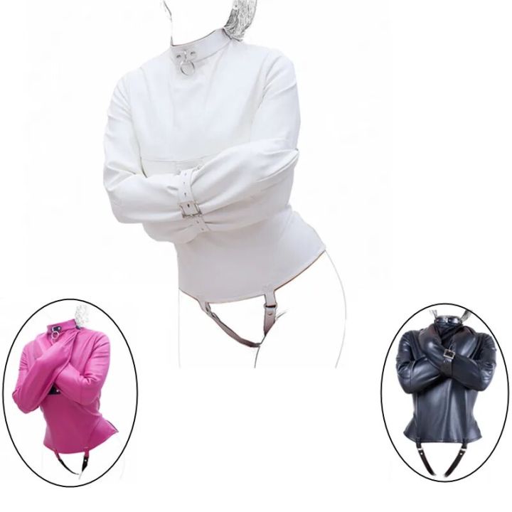 【Hot ticket】 White Straitjacket For Women Harness Fetish Slave Games ...