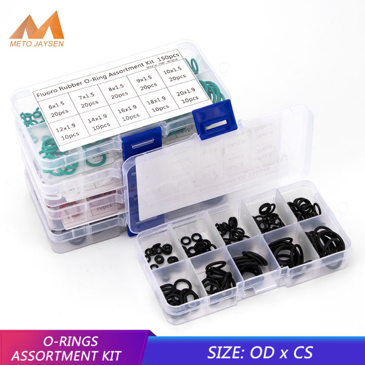 Fasteners Diameter 6-20mm Thickness 1mm 1.5mm 1.9mm 2.4mm Box Set Black ...