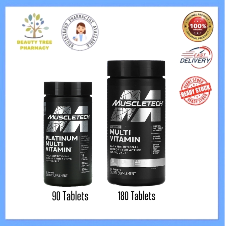 MuscleTech Platinum Multi Vitamin Tablets | Lazada