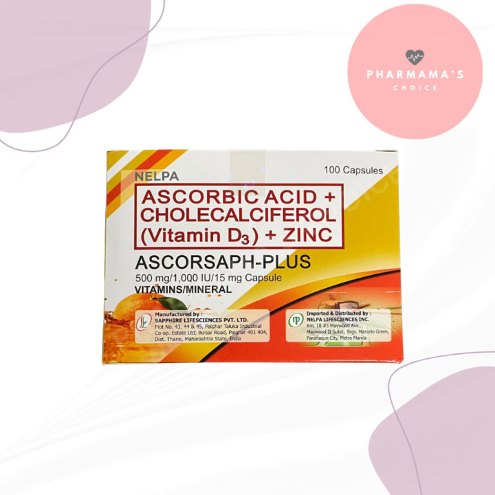 ASCORSAPH-PLUS - Ascorbic Acid as SODIUM ASCORBATE + Cholecalciferol ...