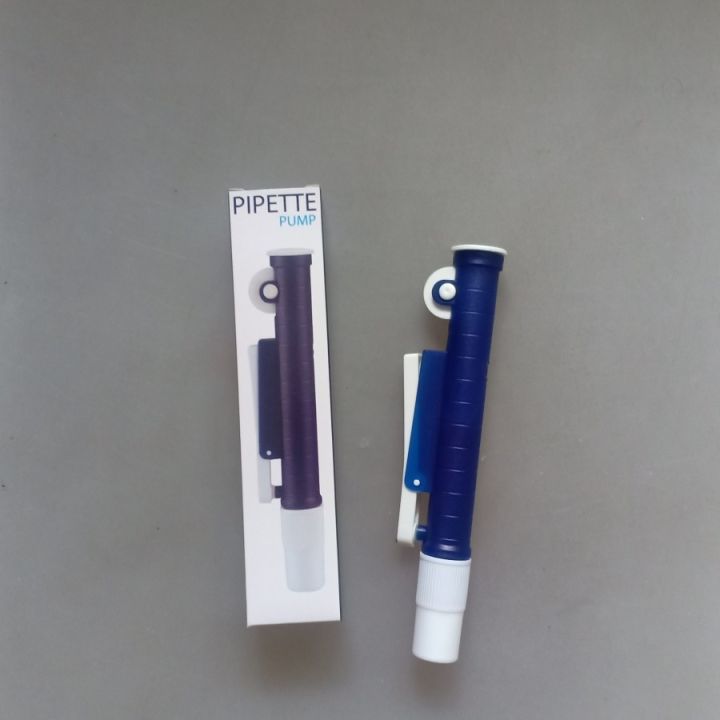 Pipet pump pompa pipet/ pipet filler biru untuk pipet 0 2 mL | Lazada ...