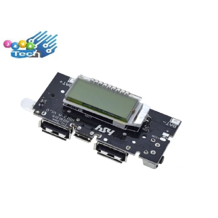 Modul Powerbank H913-A Dual Output 5V 1A & 2.1A dengan LCD Display | Lazada Indonesia