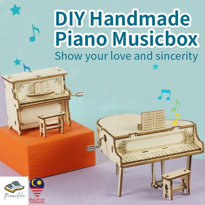 3D Handcraft Plywood Educational Eco-Friendly Puzzles MusicBox | Lazada