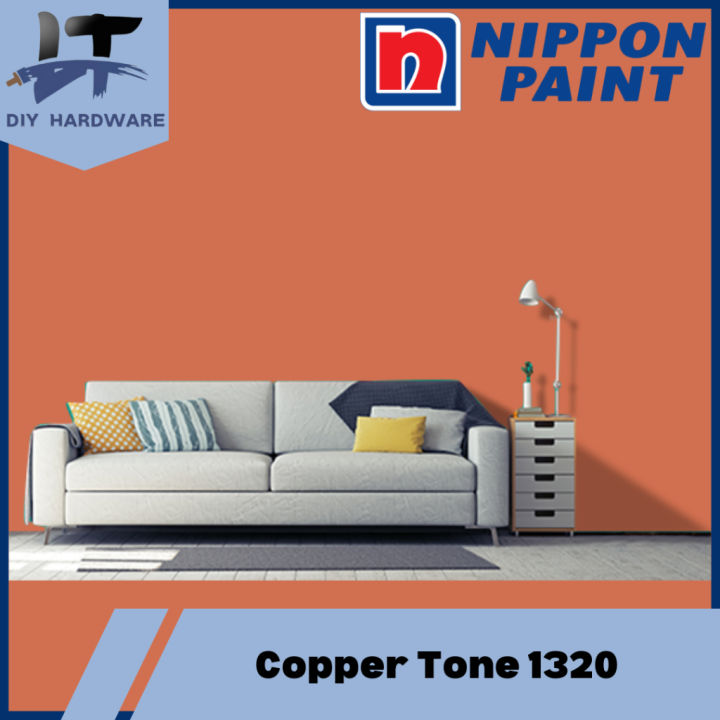 1L / 5L Nippon Paint Platone High Gloss Copper Tone 1320 Cat Minyak（For ...