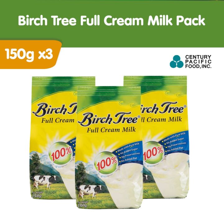 Birch Tree Full Cream 150g Pack of 3 | Lazada PH