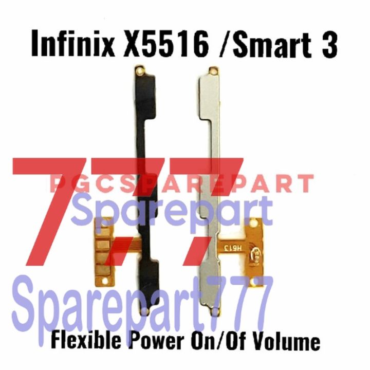 Original Flexible Connector Volume Power On OFF Infinix X5516 Smart 3 - Flexibel Fleksibel ...