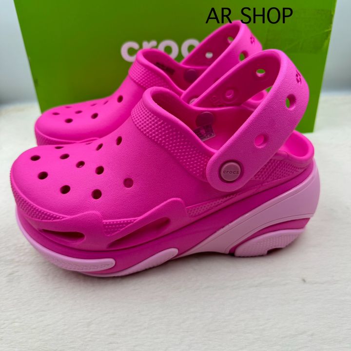 Crocs bubble crush รองเท้าส้นสูงสำหรับผู้หญิงใหม่ล่าสุด งานสวยมาก ...