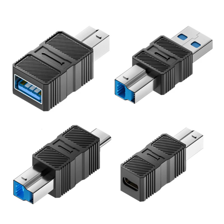 USB B USB3.0 Printer Adapter Type C to B Square Port Converter ...