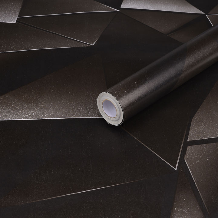 Oya new 3D black wallpaper design sticker self adhesive waterproof ...