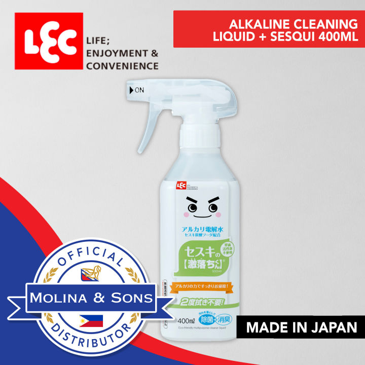 Lec Cleaning Liquid + Sesqui 400Ml 50% OFF! | Lazada PH