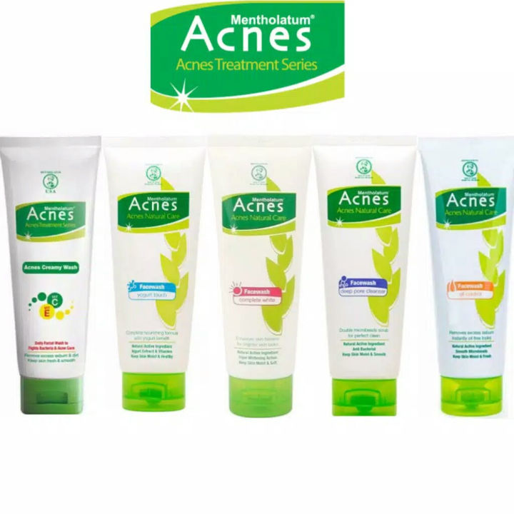 Acnes Creamy Wash / Acnes Facewash Deep Pore Cleanser 50 gr & 100 gr ...