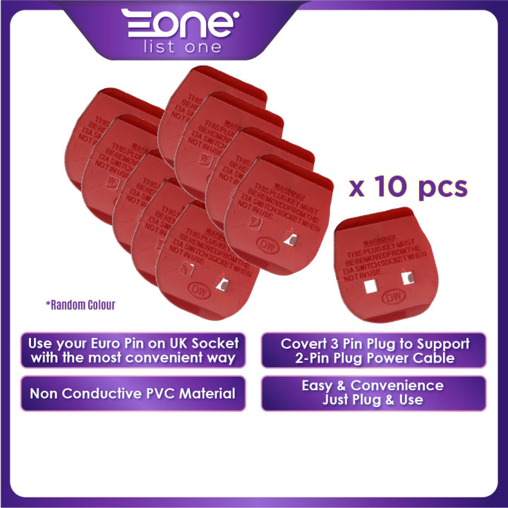 10 Pcs Plug Key Safety Plug Socket Key PVC | 2 Pin Plug Convert to 3 ...